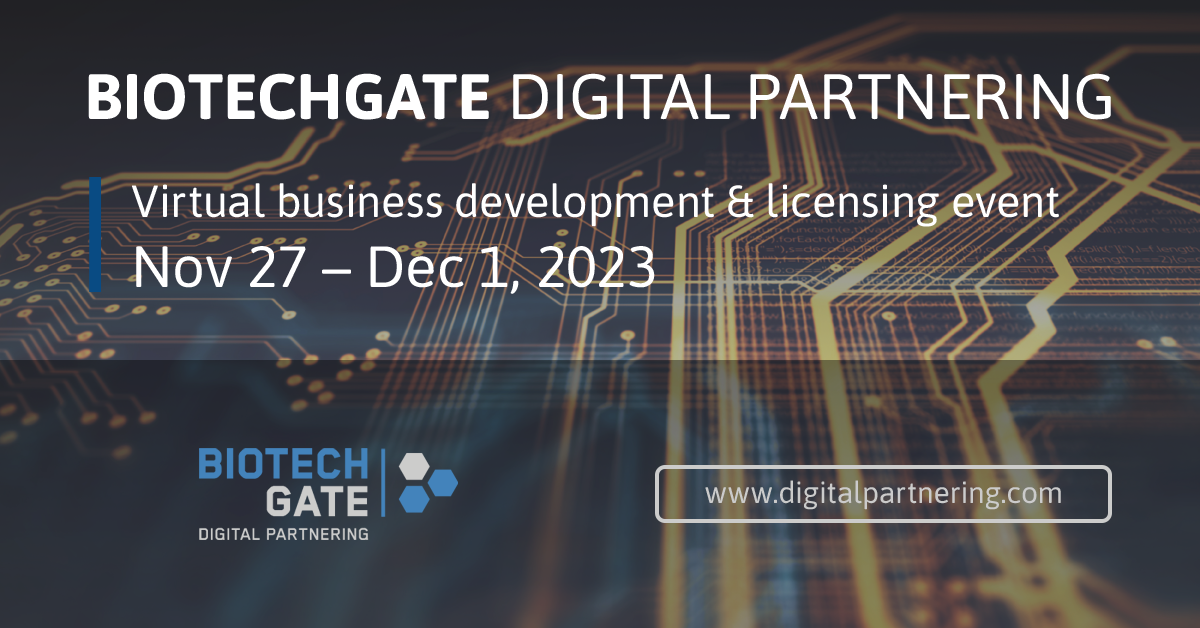 Biotechgate Digital Partnering is back in November | BioArk
